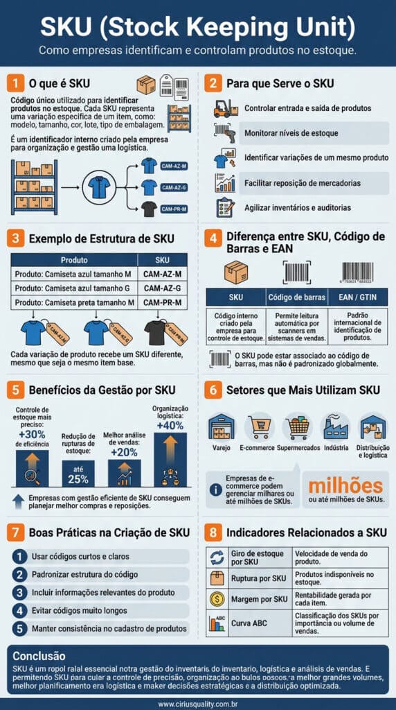 SKU (Stock Keeping Unit): O Que É e Para Que Serve - Cirius Quality